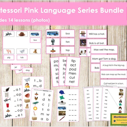 Montessori Blue Phonetic Language Series Bundle PHOTOS - Etsy
