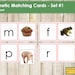 Phonetic Matching Cards Set 1 Montessori Language | Etsy