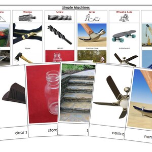 Simple Machines and Levers Information, Sorting Cards & Control Chart ...