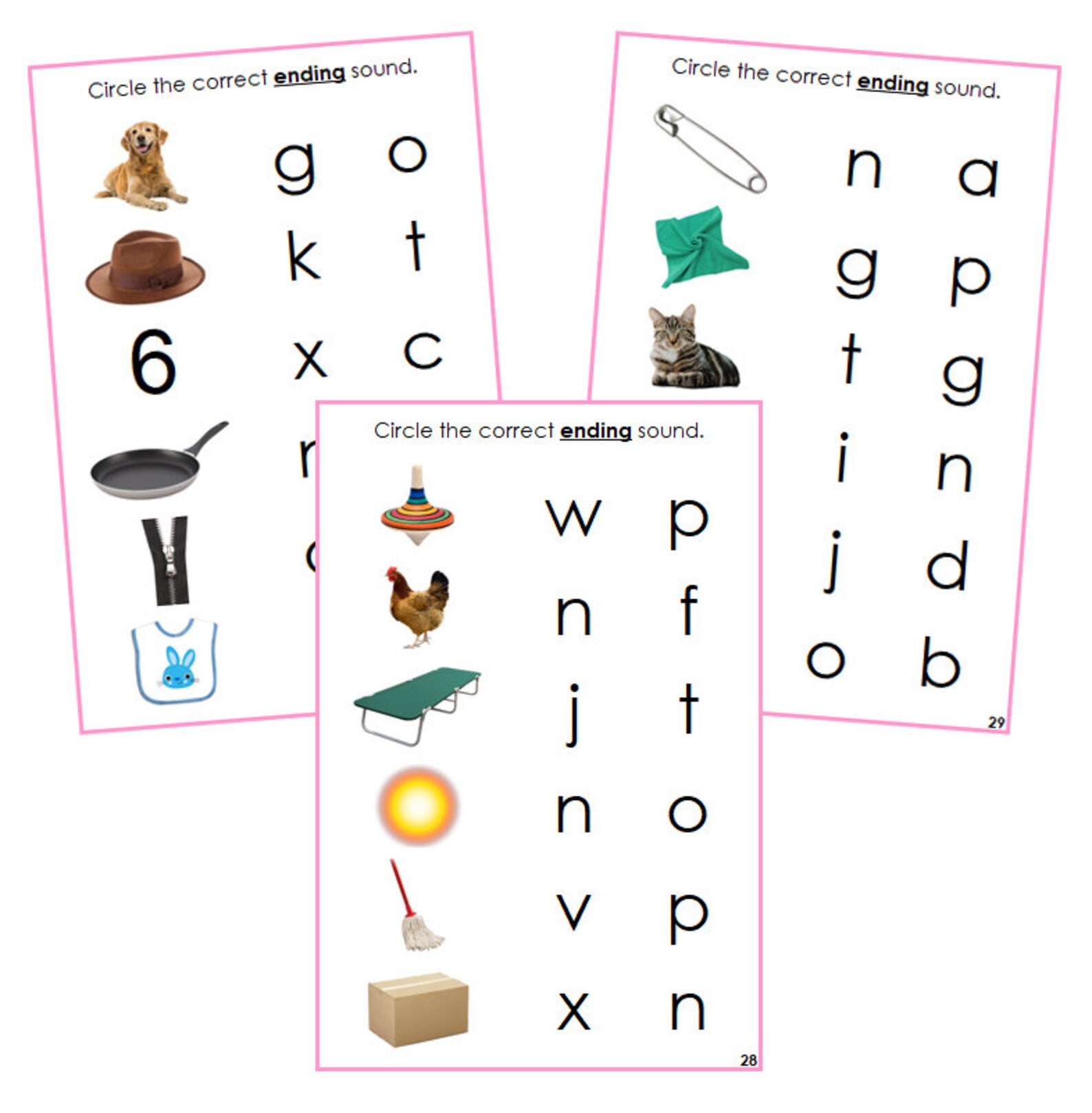Montessori Pink Phonetic Language Series Bundle PHOTOS - Etsy