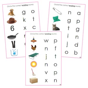 Montessori Pink Phonetic Language Series Bundle (PHOTOS) - Primary ...