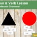 Noun & Verb Lesson Grammar Printable Montessori Materials - Etsy Canada