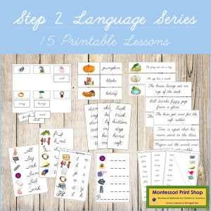 Step 2 Phonetic Language Series Bundle CURSIVE (clipart) - Primary ...