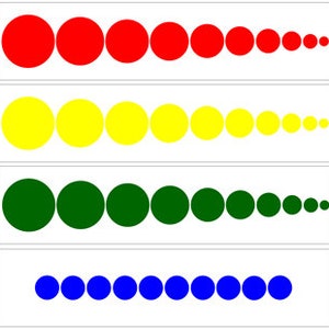 Montessori Knobless Cylinders Pattern Cards Bundle - Sensorial ...