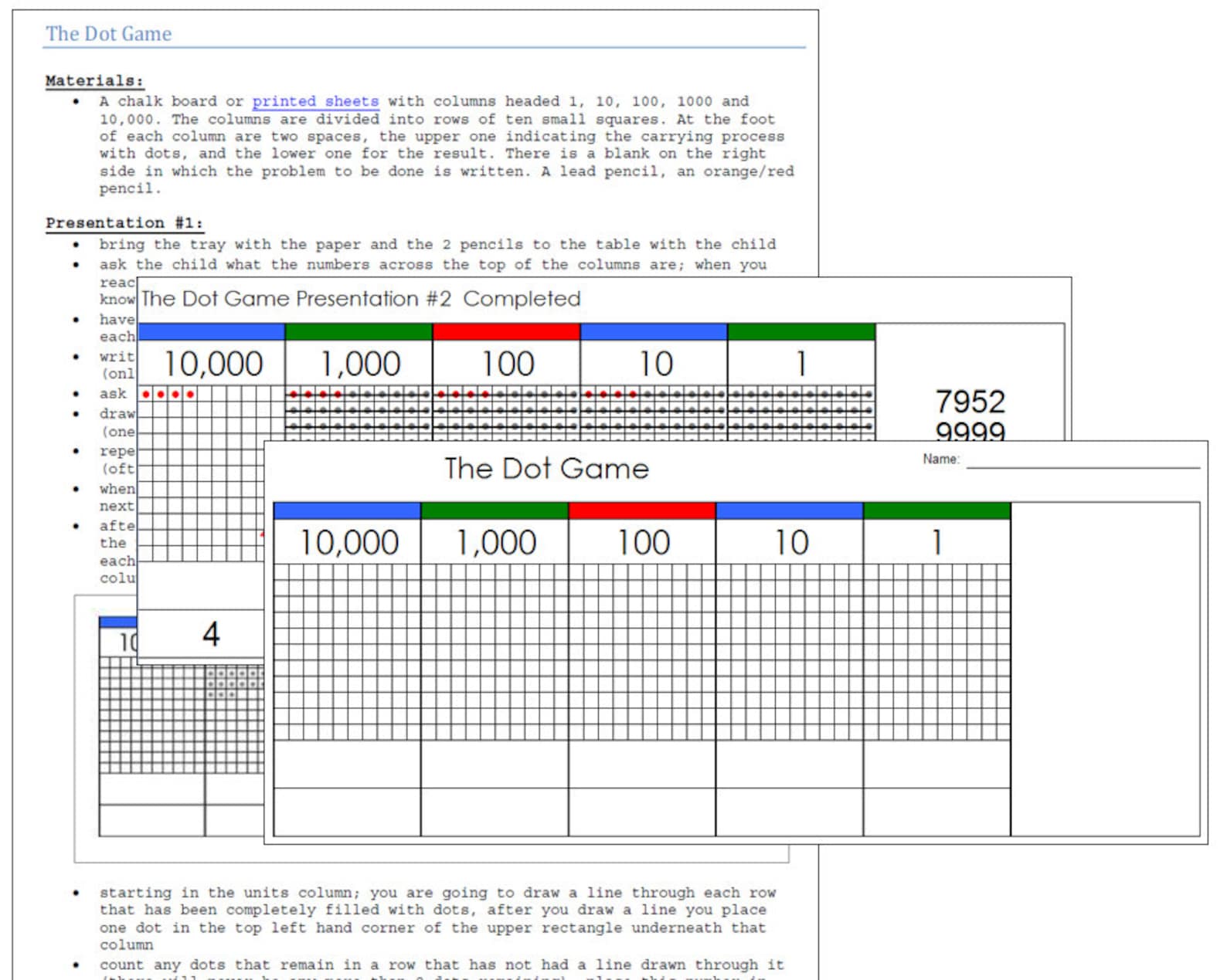 Primary Montessori Math Operations Bundle Printable - Etsy
