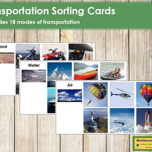 Toys Toys & Games Preschool Digital Download Printable Montessori Cards ...