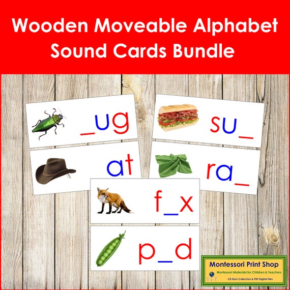 Montessori Sound Cards Printable