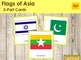 Flags of Asia color-coded Montessori Continent Cards - Etsy Canada