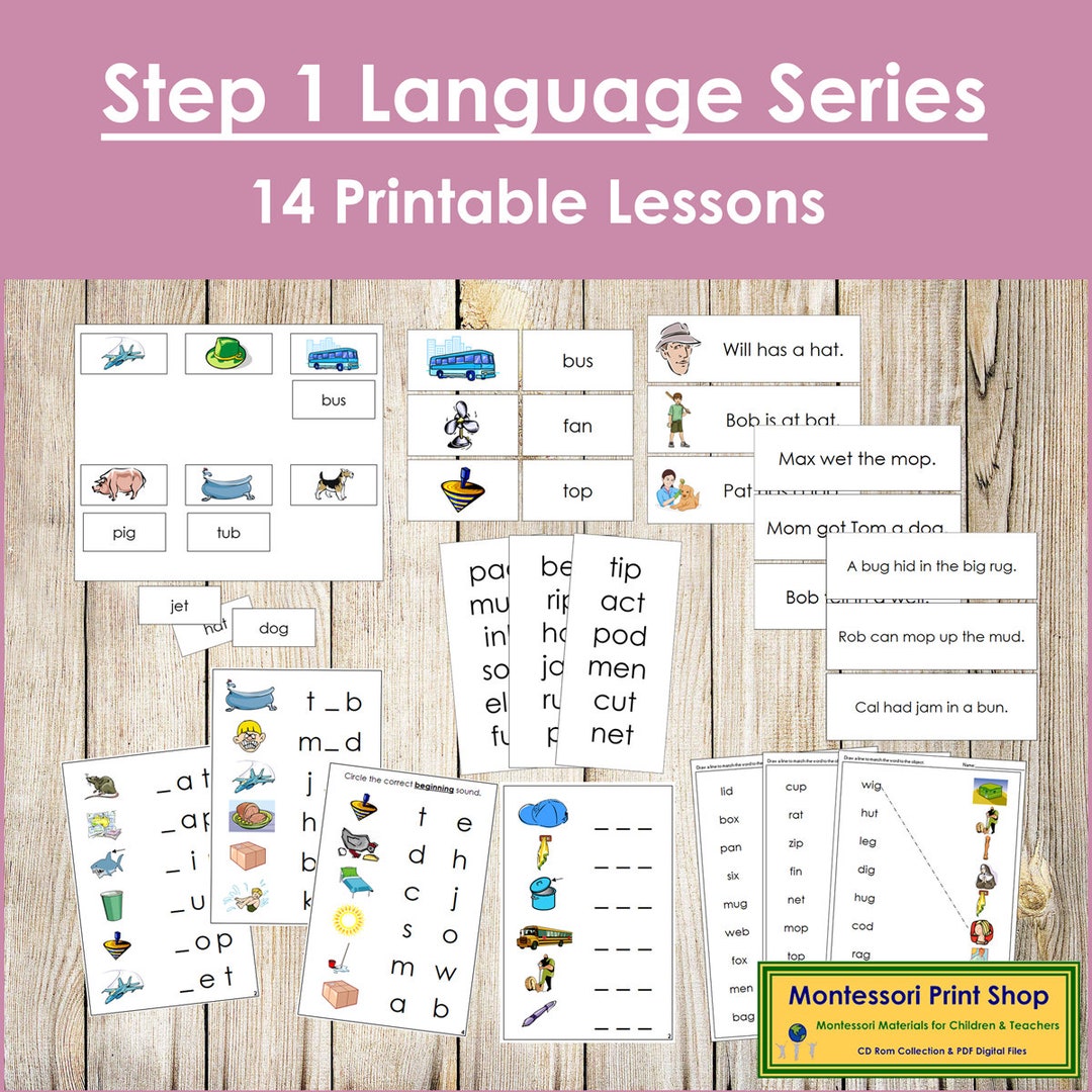 Step 1 Phonics Language Series Bundle (CLIPART) - Primary Language ...