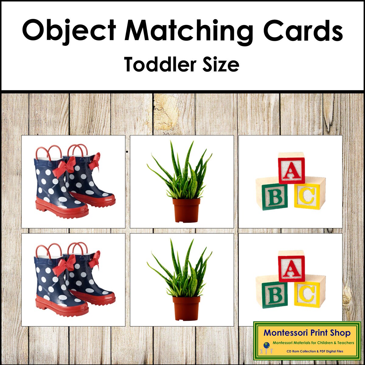 Object Matching Cards Printable Toddler Montessori Materials - Etsy