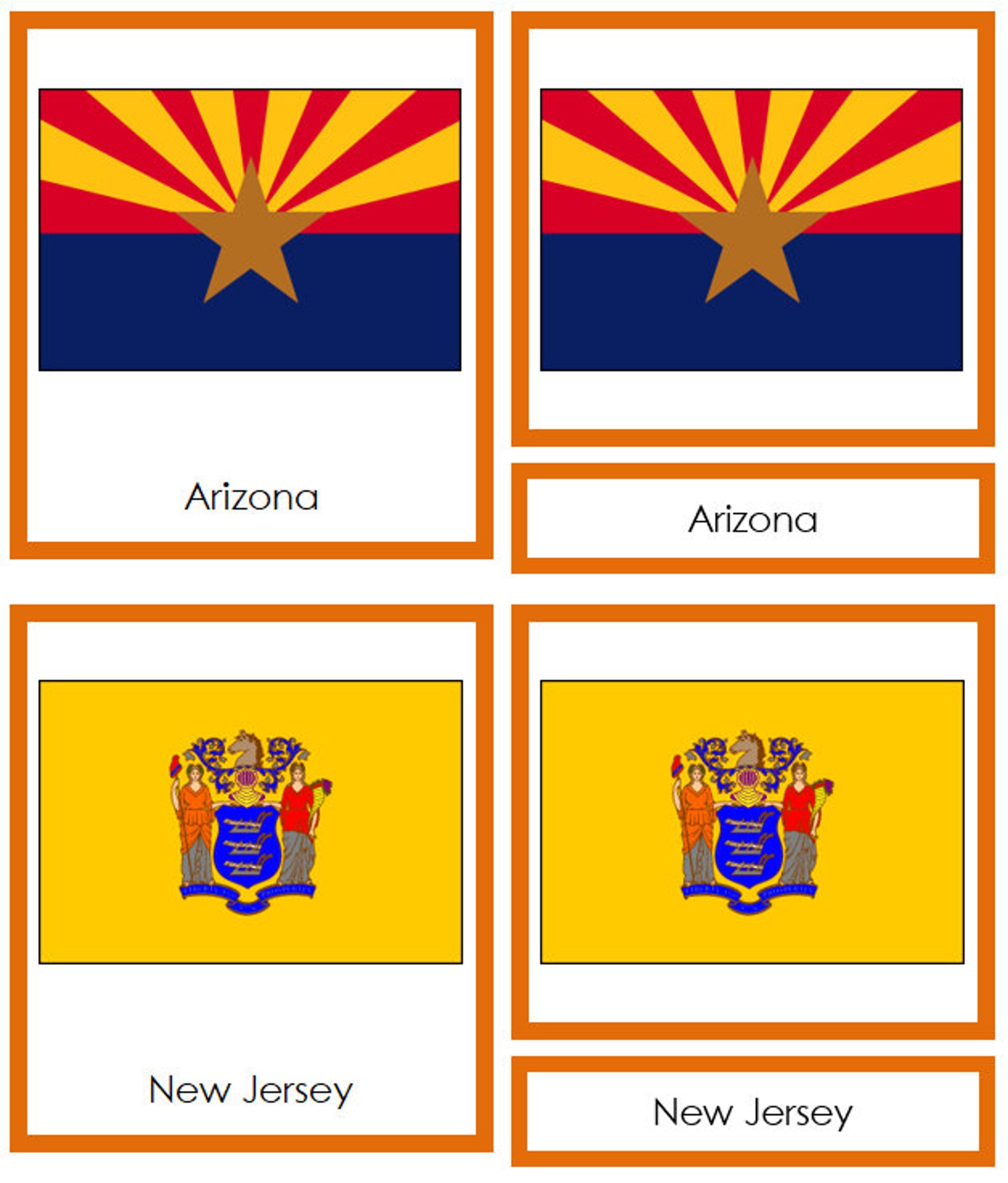 Flags of the World Bundle color-coded Geography | Etsy