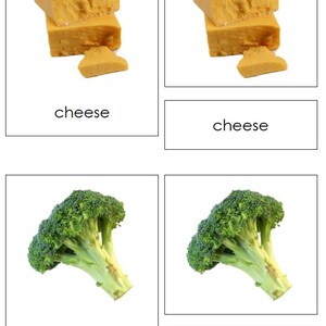 Food Groups Sorting Cards & Chart - Montessori Nutrition Activity ...
