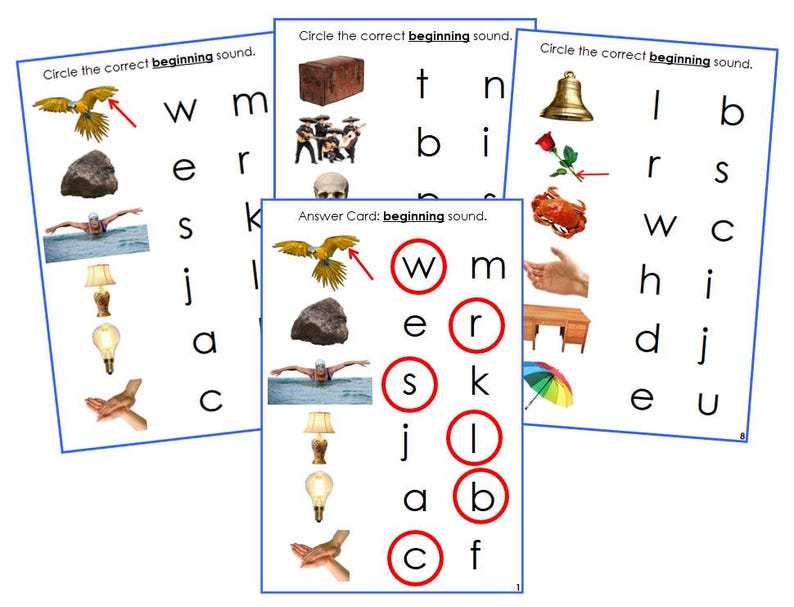 Montessori Blue Phonetic Language Series Bundle [PHOTOS] - Primary ...
