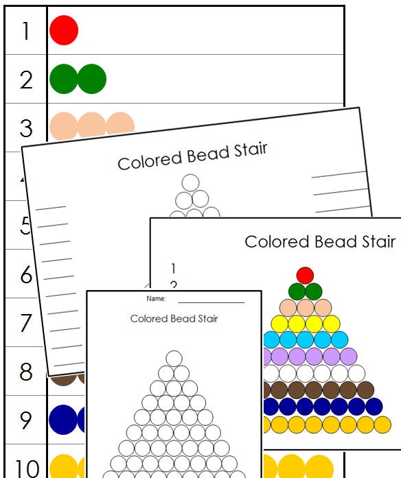 Primary Montessori Math Extensions Bundle Printable - Etsy