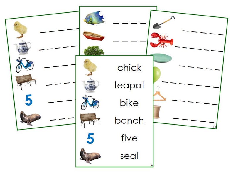 Montessori Green Phonetic Language Series Bundle [PHOTOS] - Primary ...