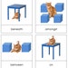 Preposition Picture Cards (cat) - Montessori Language & Grammar ...