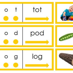 CVC Blending Cards - Montessori Language - Printable Montessori ...