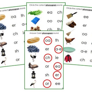 Montessori Green Phonetic Language Series Bundle [PHOTOS] - Primary ...