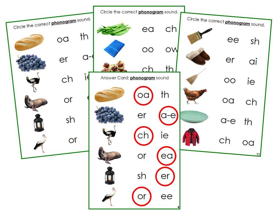 Montessori Green Phonetic Language Series Bundle [PHOTOS] - Primary ...