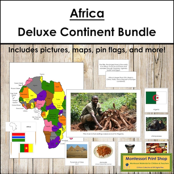 African Continent - Etsy