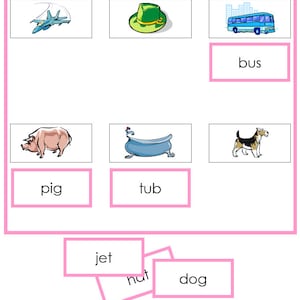 Montessori Pink Phonetic Language Series Bundle [CLIPART] - Primary ...