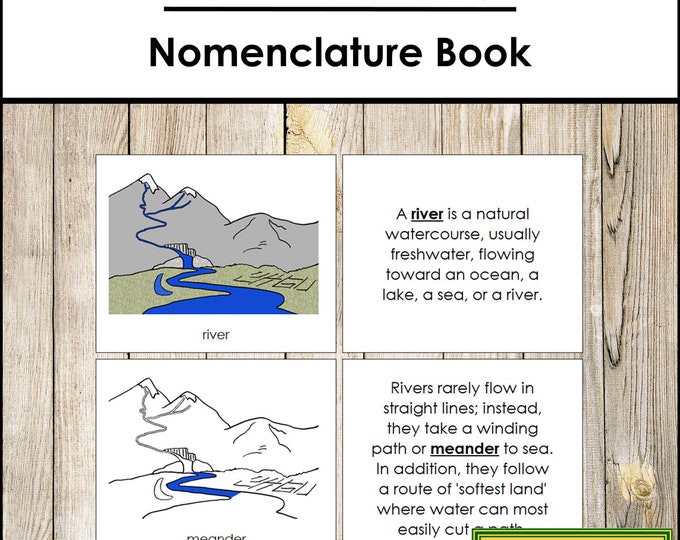 Montessori Rock and Mineral Nomenclature Cards - Etsy