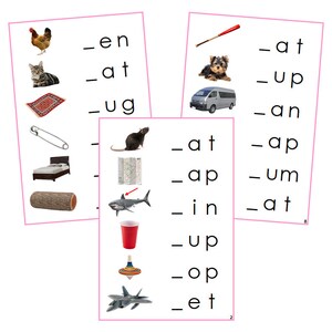 Montessori Pink Phonetic Language Series Bundle (PHOTOS) - Primary ...