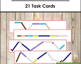 Montessori Math Addition Snake Game - Etsy