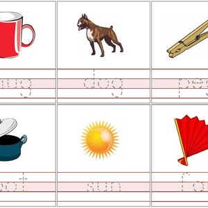 Phonetic Words Write & Wipe Set 1 - Phonics - Language - Printable ...