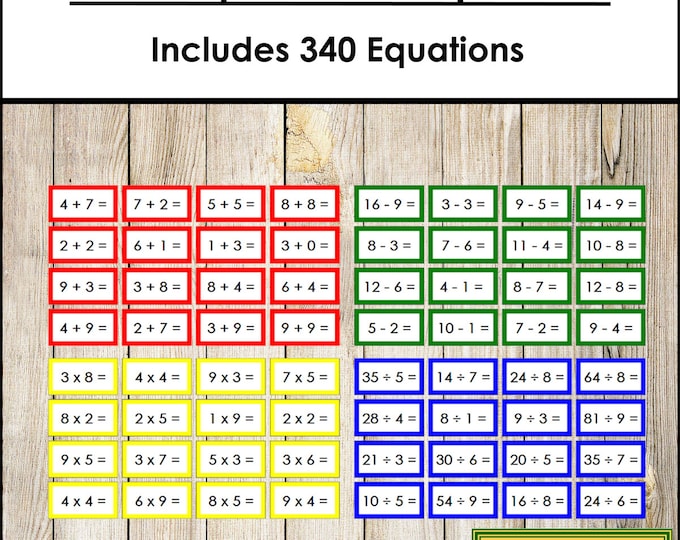 BUNDLE Montessori Math Operations Booklets, Primary Math Practice ...