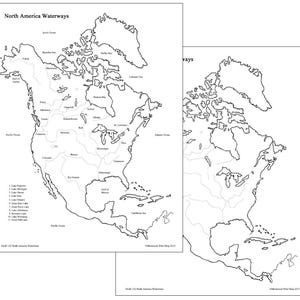 Montessori North America Deluxe Continent Bundle [color-coded]: 3-part ...