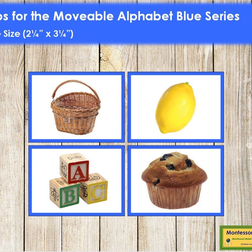 Montessori Blue Phonetic Language Series Bundle PHOTOS - Etsy