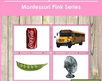 Montessori Pink Series Books Set 2: Phonetic Books for - Etsy