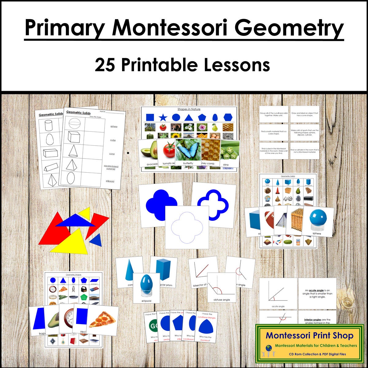 Geometry Montessori Material