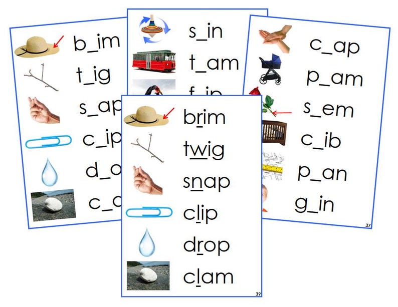 Montessori Blue Phonetic Language Series Bundle [PHOTOS] - Primary ...