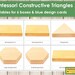Montessori Constructive Triangles Bundle Geometry Math - Etsy Canada
