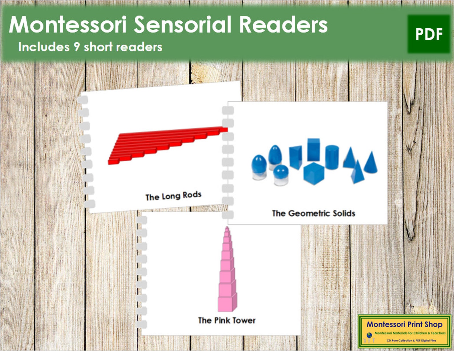 Montessori Sensorial Readers Montessori Sensorial Activities | Etsy