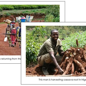 Africa Deluxe Continent Bundle - Geography - Printable Montessori Cards ...