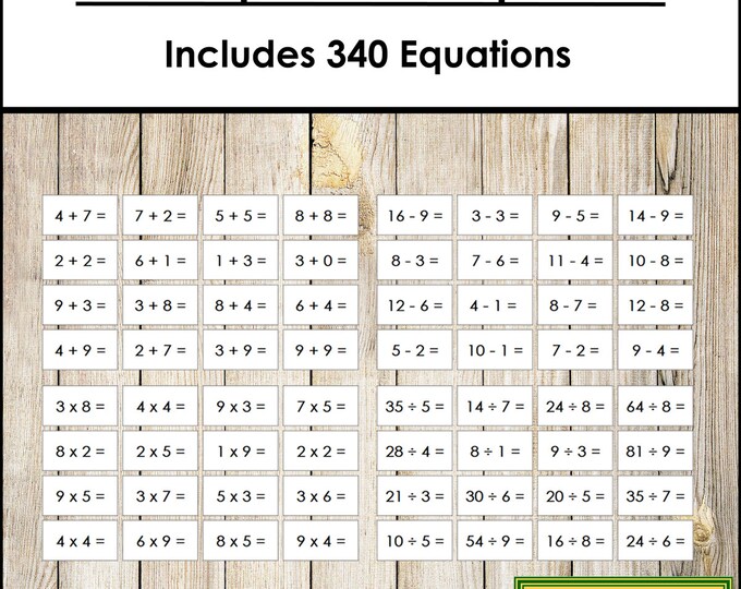 BUNDLE Montessori Math Operations Booklets, Primary Math Practice ...