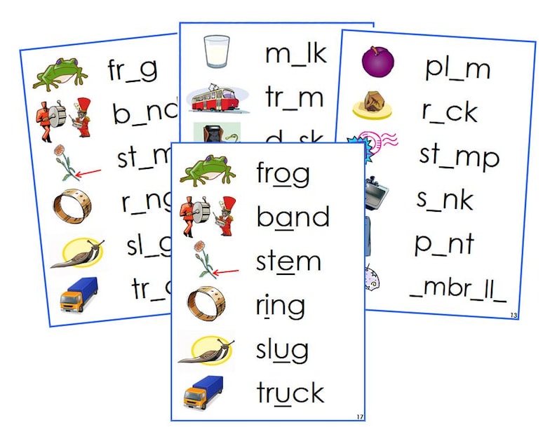 Montessori Blue Phonetic Language Series Bundle [CLIPART] - Primary ...