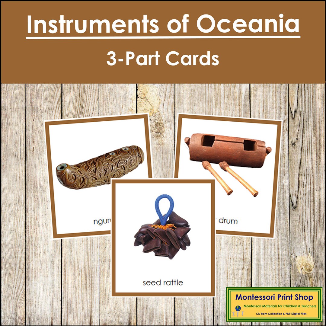 Musical Instruments of Australia/oceania (color-coded) - Continent ...