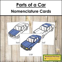Parts of a Sailing Ship Nomenclature 3-part Cards Printable Montessori ...