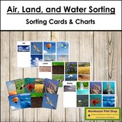 Air Land Sea Activity, Transportation Sorting Game, Preschool ...
