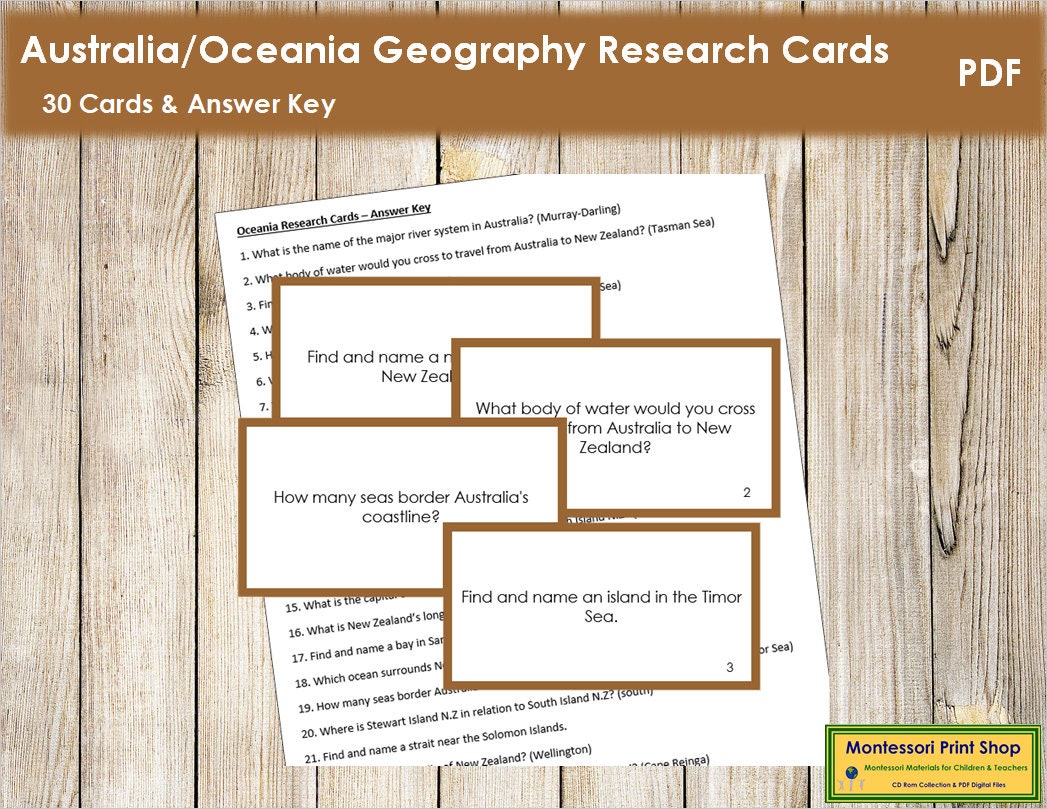 Printable Montessori Materials color-coded Digital Download ...