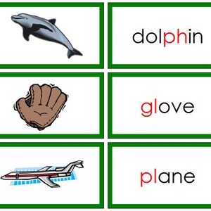 Montessori Green Phonogram Language Series Bundle (CLIPART) - Primary ...