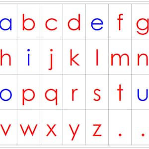 Montessori Moveable Alphabet With Instructions (PRINT) - Primary ...