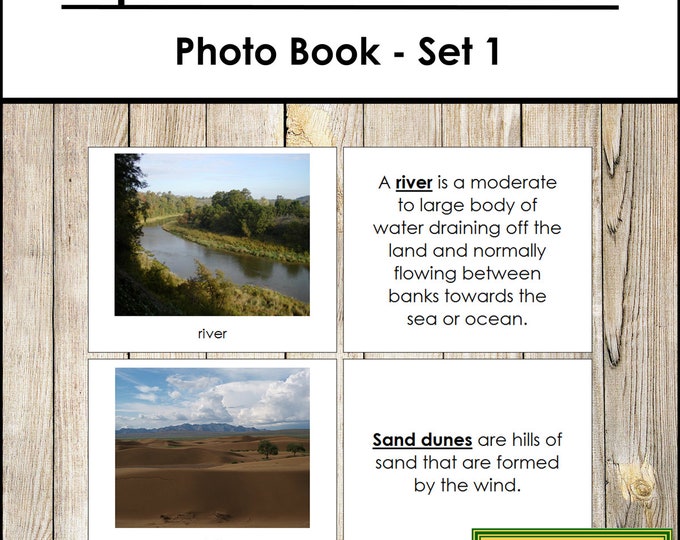Montessori Water Charts and Materials Package PDF, Common Waterway ...