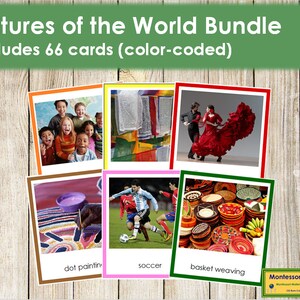 Cultures of the World Bundle color-coded Geography - Etsy