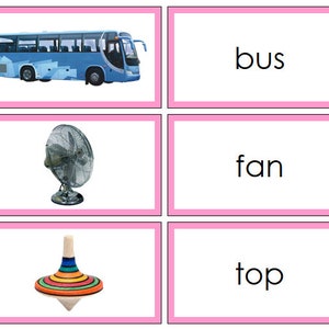 Montessori Pink Phonetic Language Series Bundle [PHOTOS] - Primary ...