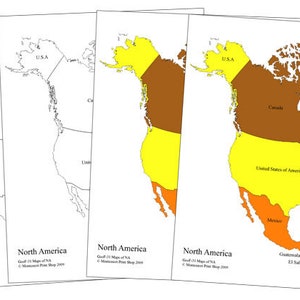Montessori Maps of the World Bundle (color-coded) - Geography ...